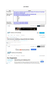 Gold Resource Modeling Using Pod Indicator Kriging - Repository UPN "Veteran" Yogyakarta